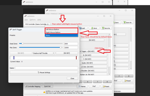 How To Use Antimicro To Map Gamepad Controls For Cheat Functions - SHADOWS