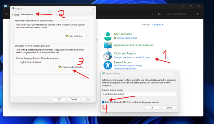 ENABLE UTF-8 - SHADOWS
